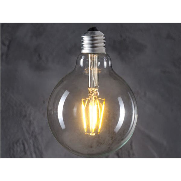 Becuri LED, E27, 3000K, FILAMENT, 4W, G80, ZD/E27/EDISON C 4W - eMAG.ro