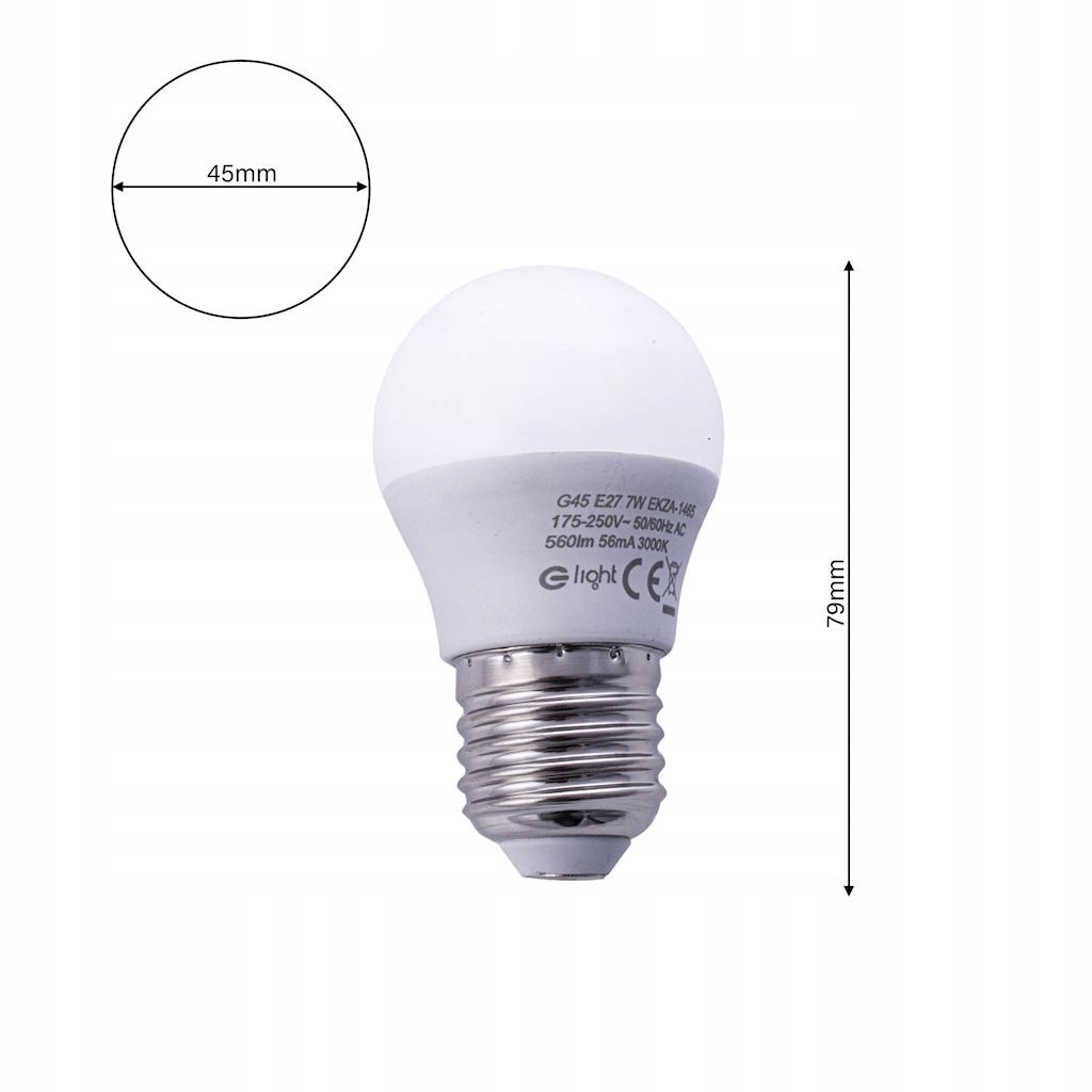 Becuri LED, E27, 4000K, 7W, 55W, EKZA1472 - eMAG.ro