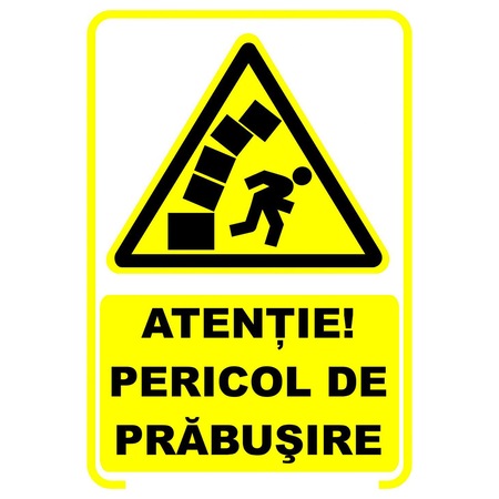 Placuta indicatoare de securitate de avertizare, atentie, pericol de ...