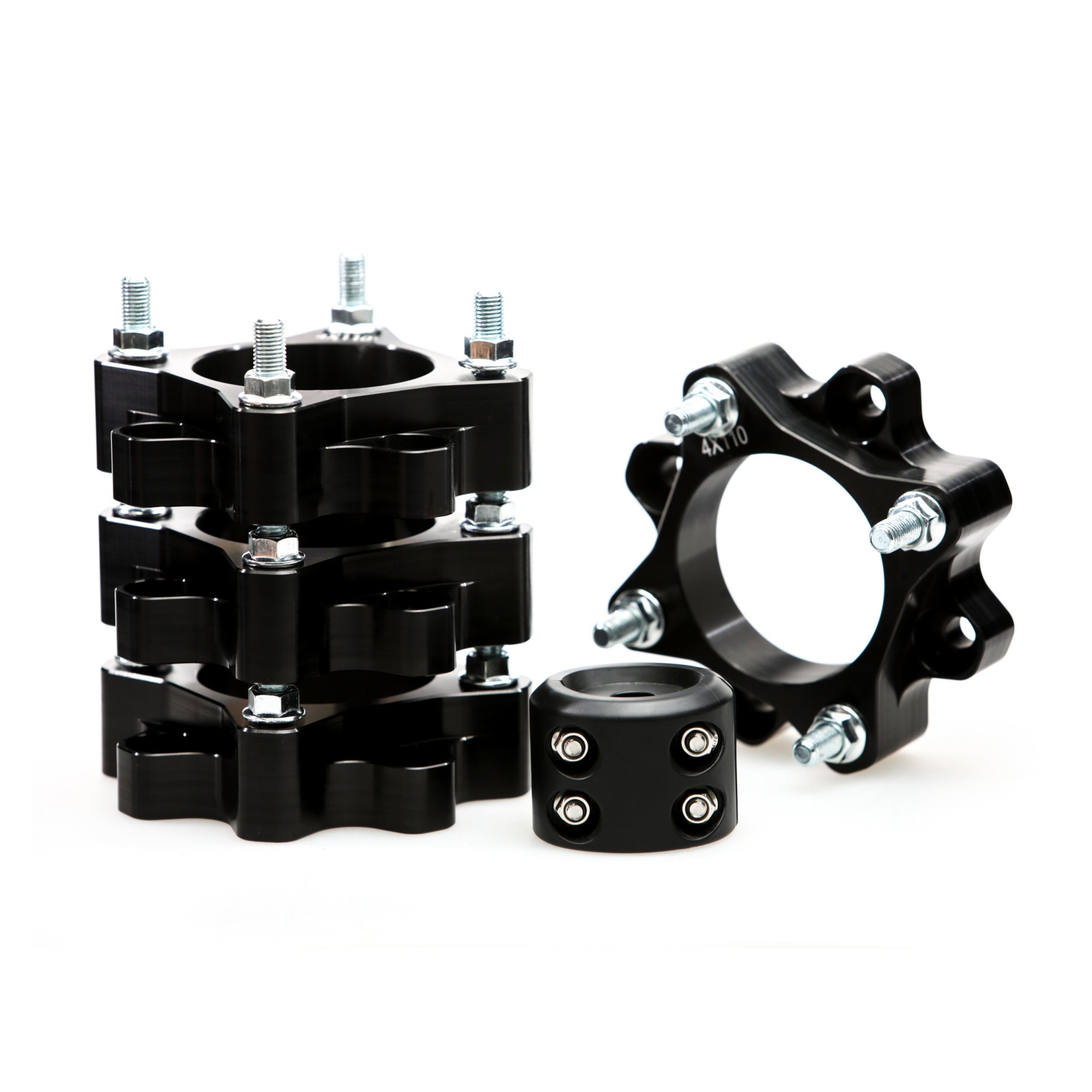 Set 4 distantiere ATV CAN AM 4x136 35mm plus opritor de troliu Negru ...