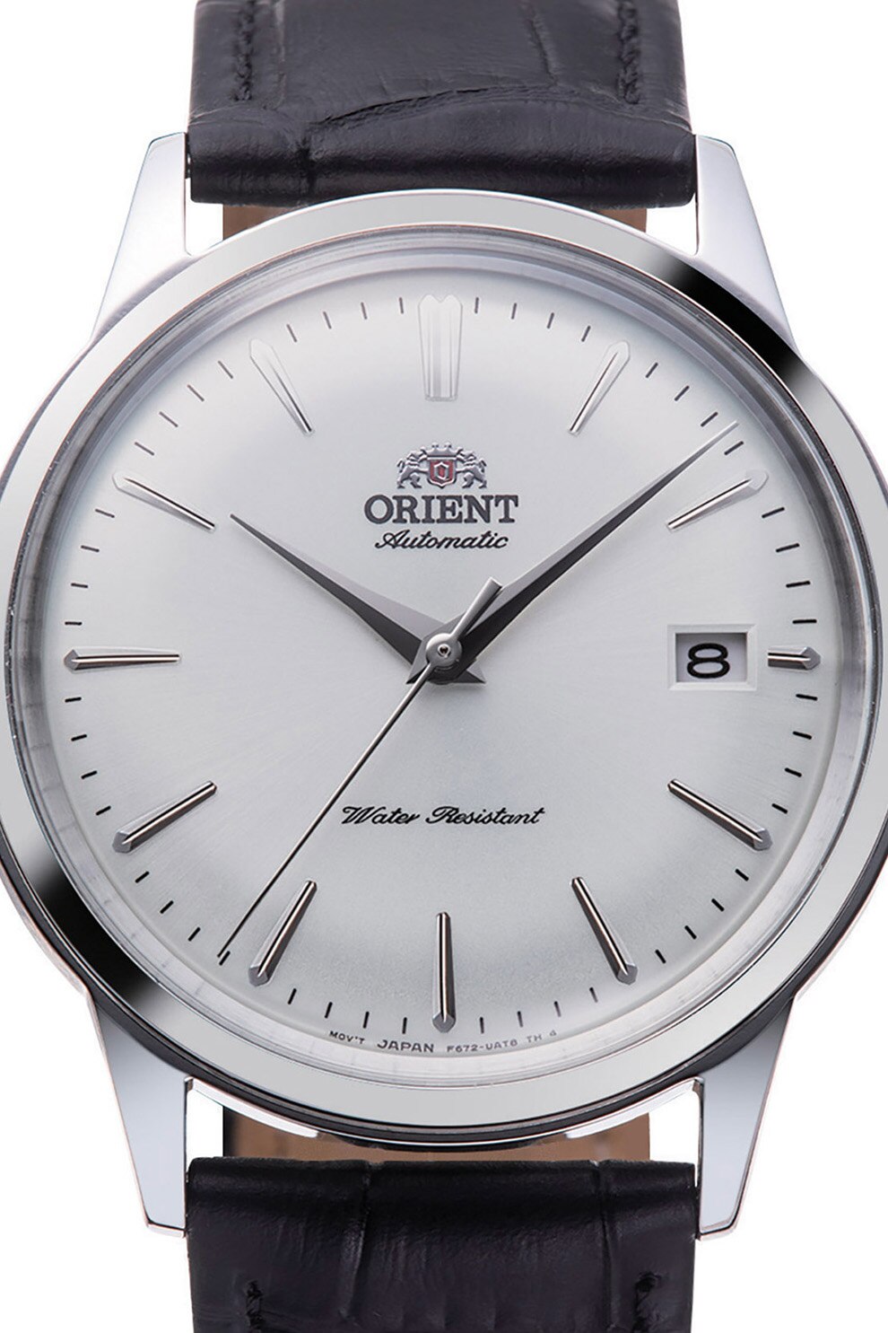 ORIENT, Ceas automatic cu o curea de piele, Argintiu, Negru - eMAG.ro