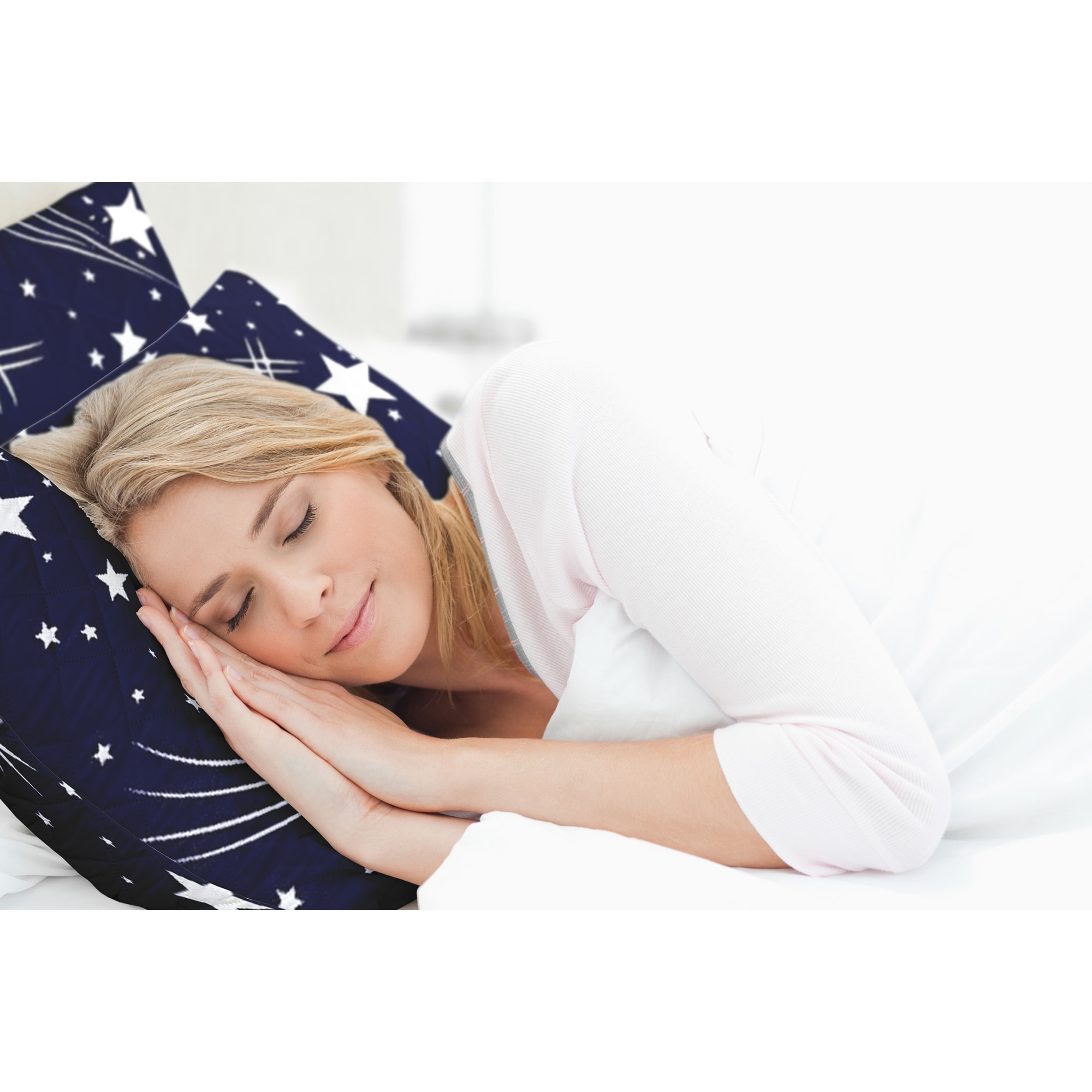 Perna Estrellas, microfibra matlasata Alcam, 50x70 cm - eMAG.ro