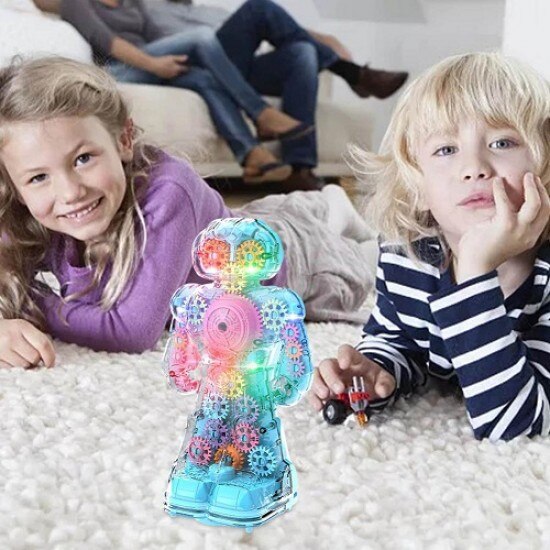 Robot electric angrenaj cu sunete si lumini Gear Robot - eMAG.ro