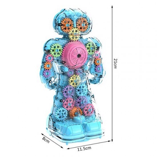 Robot electric angrenaj cu sunete si lumini Gear Robot - eMAG.ro
