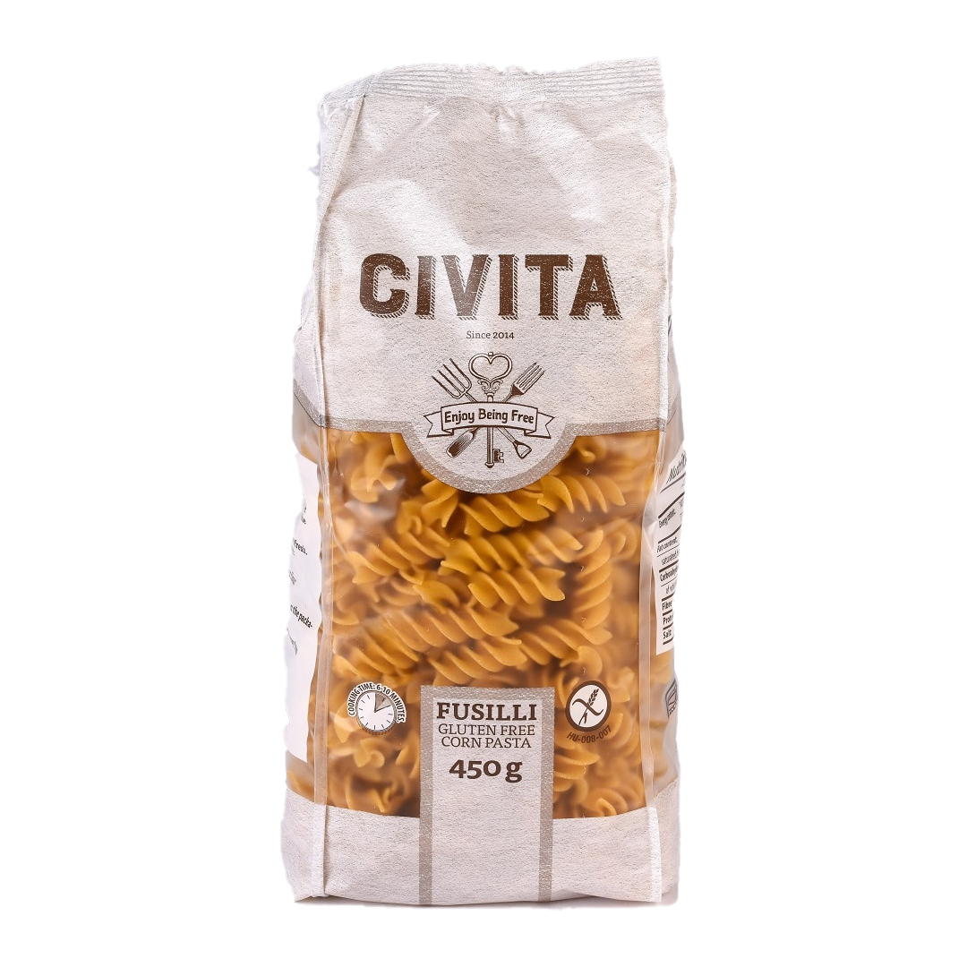 Paste fara gluten din porumb spirale 450gr Civita - eMAG.ro