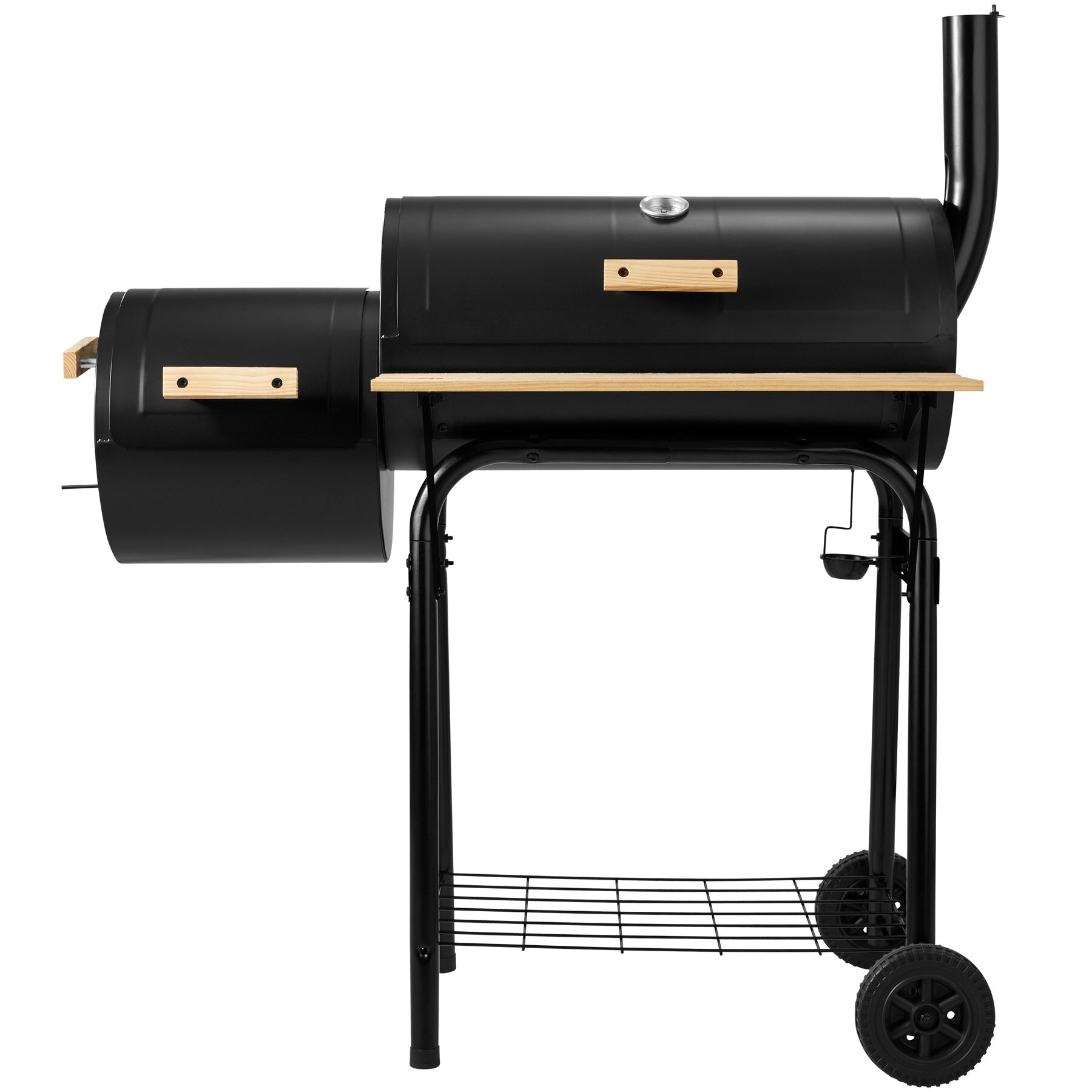 tectake Multifunkciós kerti BBQ Smoker grill - fekete - eMAG.hu