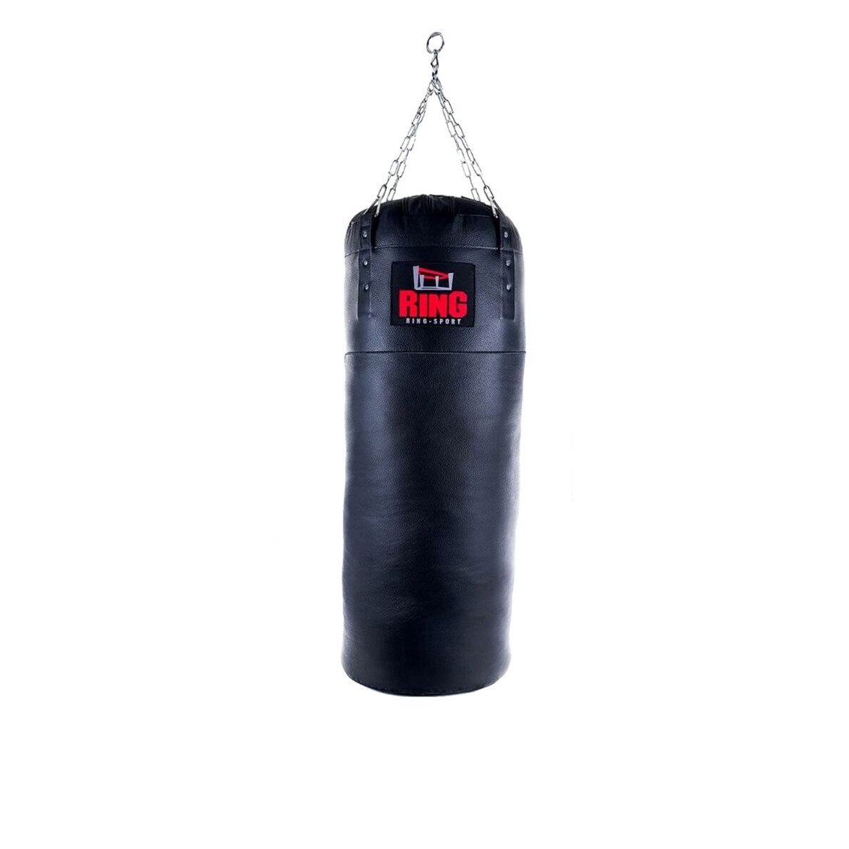 Sac de box Ring, Piele naturala, 100x35 cm, 25 kg, Negru - eMAG.ro