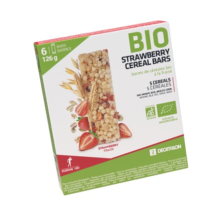 Set 6 bucati Baton cereale Bio cu Capsuni 6 x 21 g - eMAG.ro
