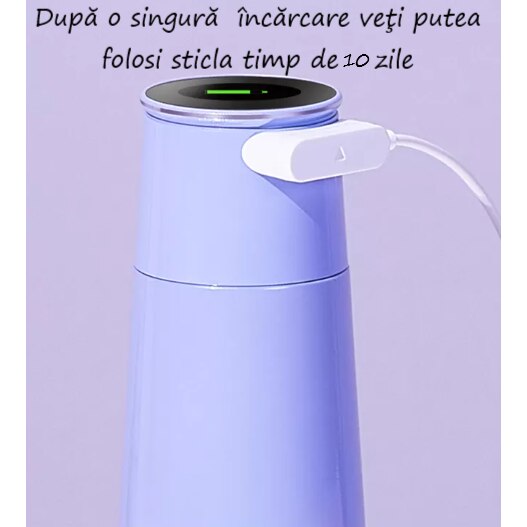 Termos inteligent cu ecran personalizabil LCD, Comutare tactila, Afisaj ...