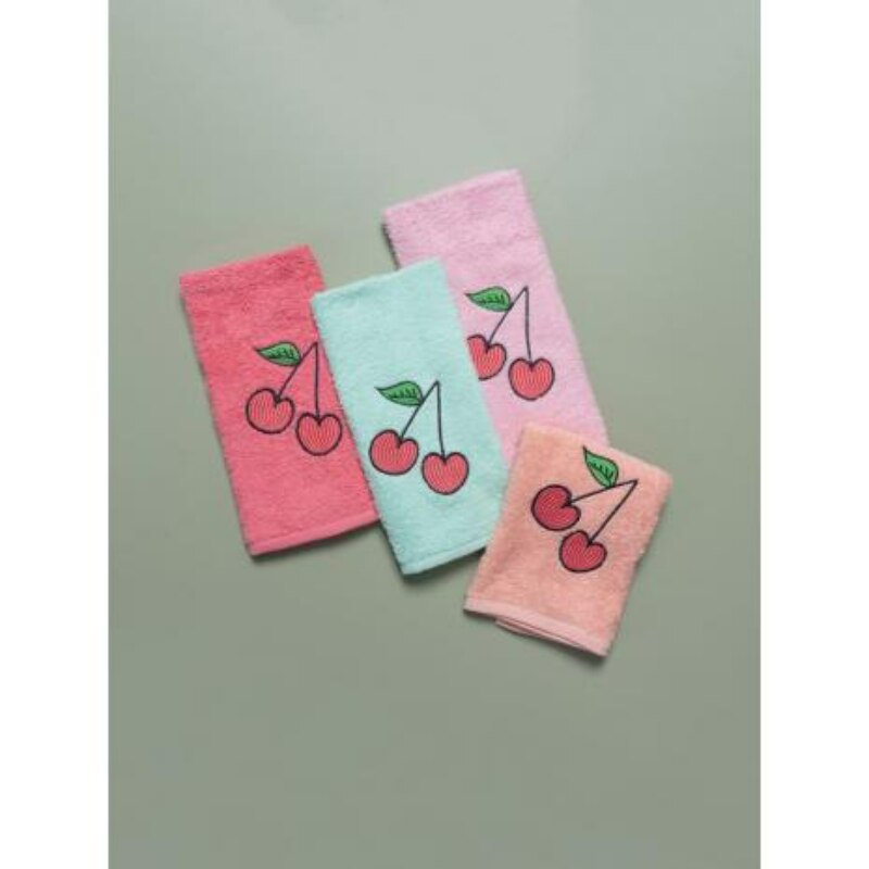 Set 4 prosoape pentru copii Cherry, Palamaiki, umbac, 40x60 cm ...