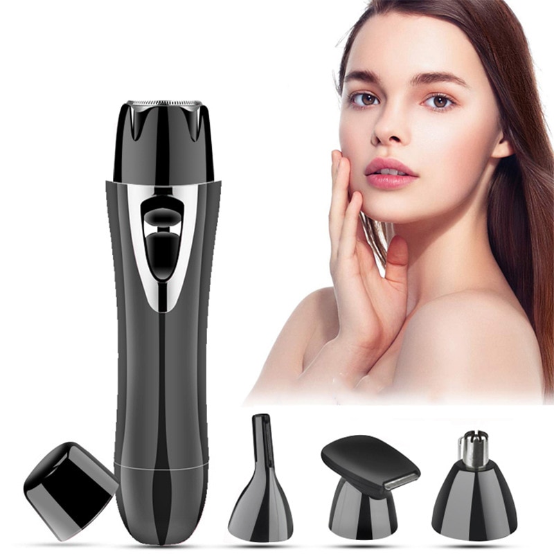 Epilator 4in1, GOGOU, ABS, Incarcare USB, Negru - eMAG.ro