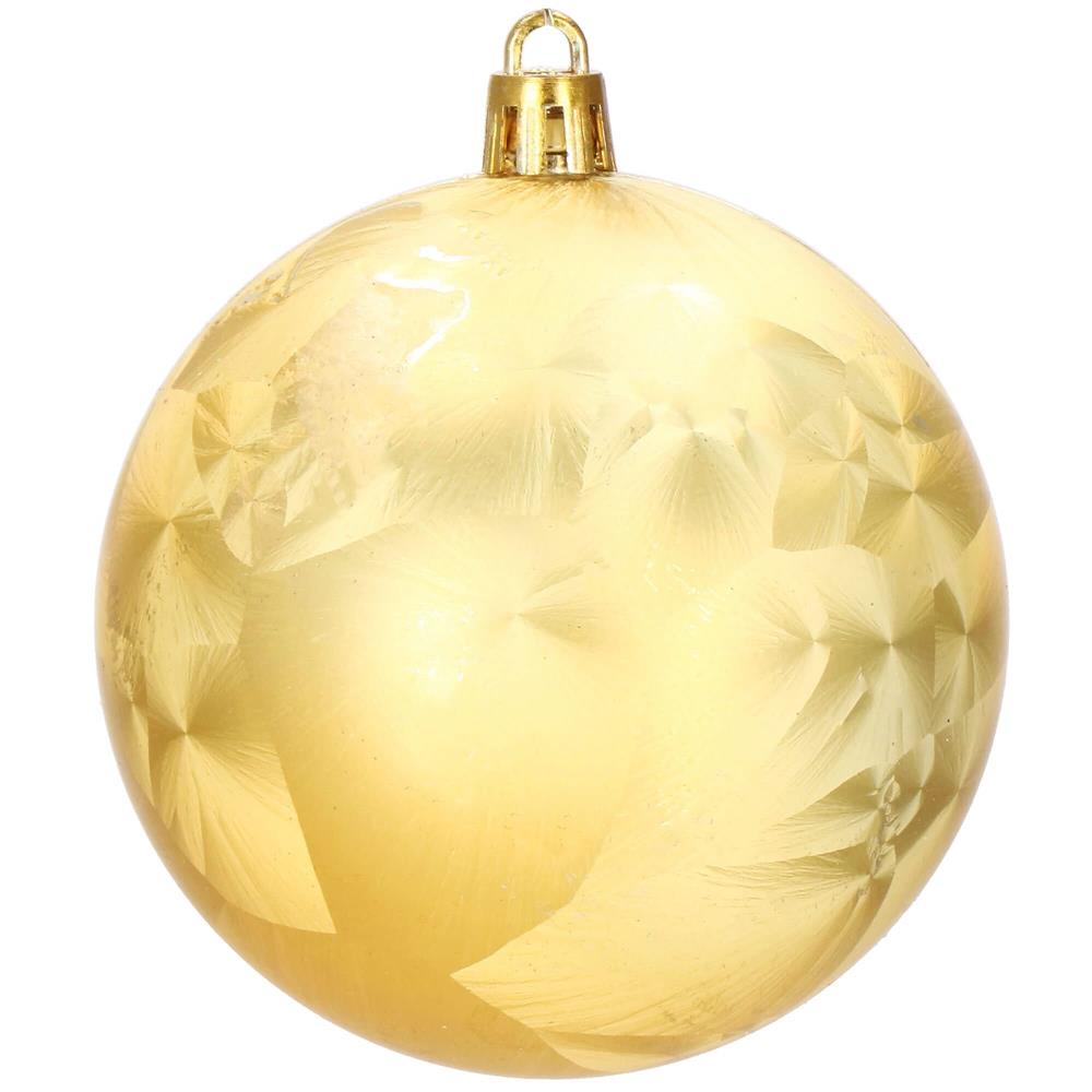 Комплект коледни топки 16 части 8см 6 модела златни - eMAG.bg