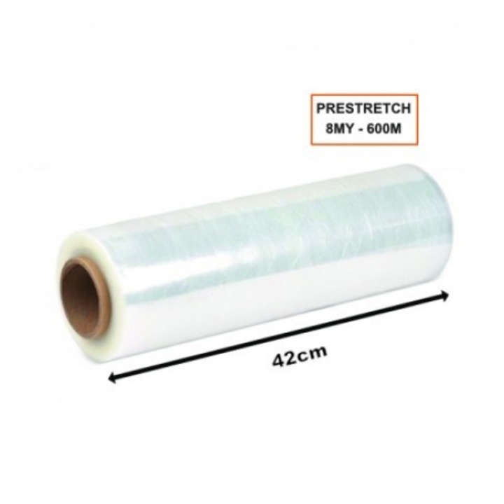 Folie PreStretch Transparenta Sita, 420mm, 8my, 1.9kg, 600ml - eMAG.ro