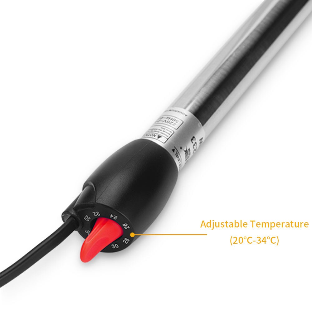 Incalzitor acvariu, GOGOU, Inox, 19 cm, Argintiu - eMAG.ro