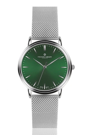 Frederic Graff, Часовник с швейцарски механизъм, Сребрист - eMAG.bg