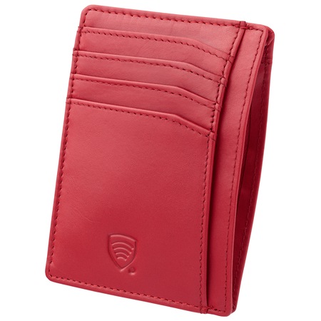 Portofel Dama Ultra Slim Blocare RFID, Piele Naturala, Carte de ...