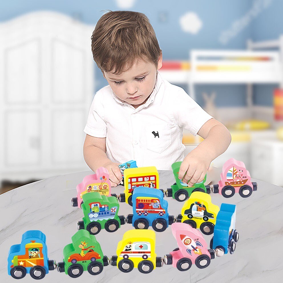 Trenuletul Gigant al Cunoasterii Vehiculelor, cu magnet - eMAG.ro