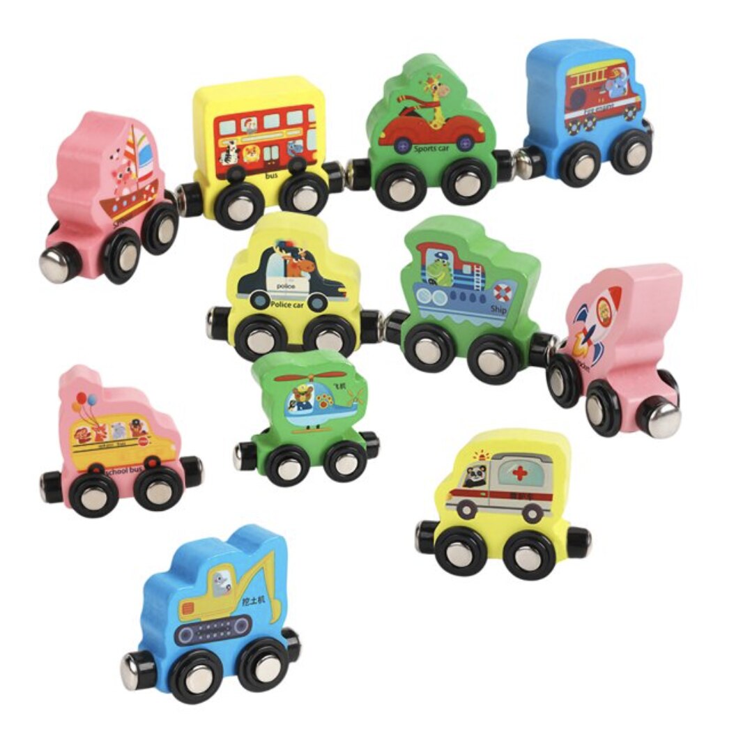 Trenuletul Gigant al Cunoasterii Vehiculelor, cu magnet - eMAG.ro