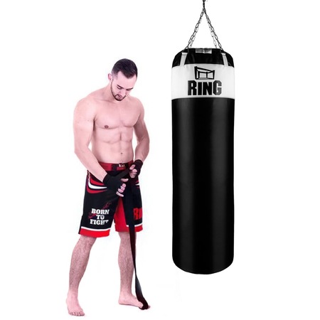Sac de box gol Ring Kolos, Plawil, 150x45 cm, Negru / Alb - eMAG.ro