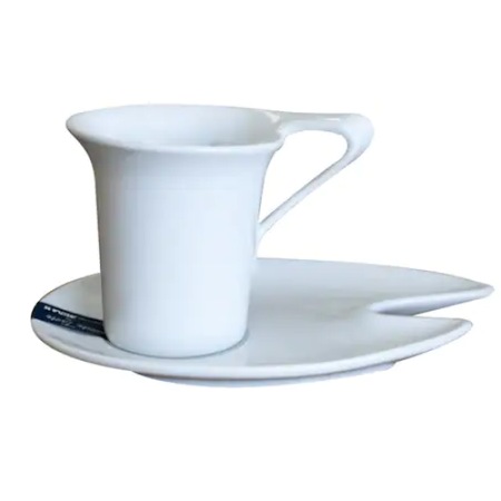 Set portelan ceasca cu farfurioare Raki 90ml - eMAG.ro