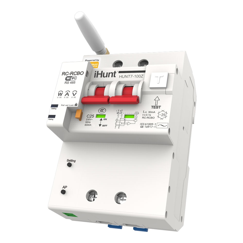 Автоматичен прекъсвач iHunt Home WIFI Smart Metering Leakage Circuit ...
