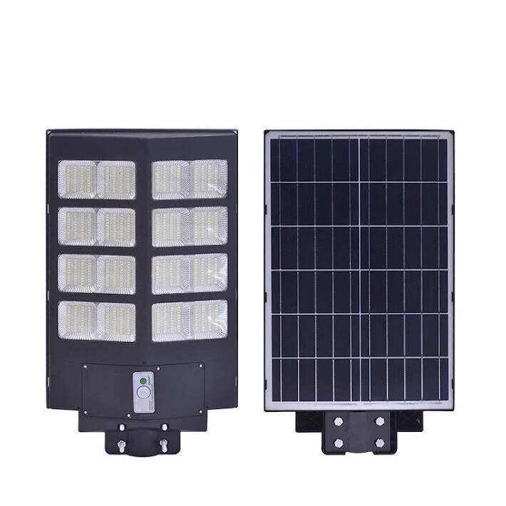 Lampa solara stradala mare dubla 800 W, 640 LED, 1600 LM, 24 A ...