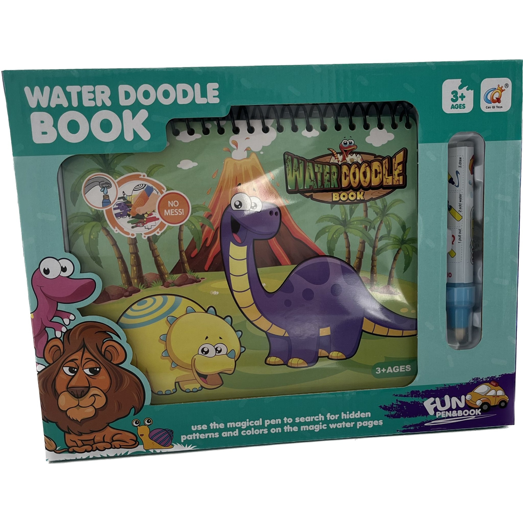 Carte de colorat cu apa, pentru copii, stiloul magic - eMAG.ro