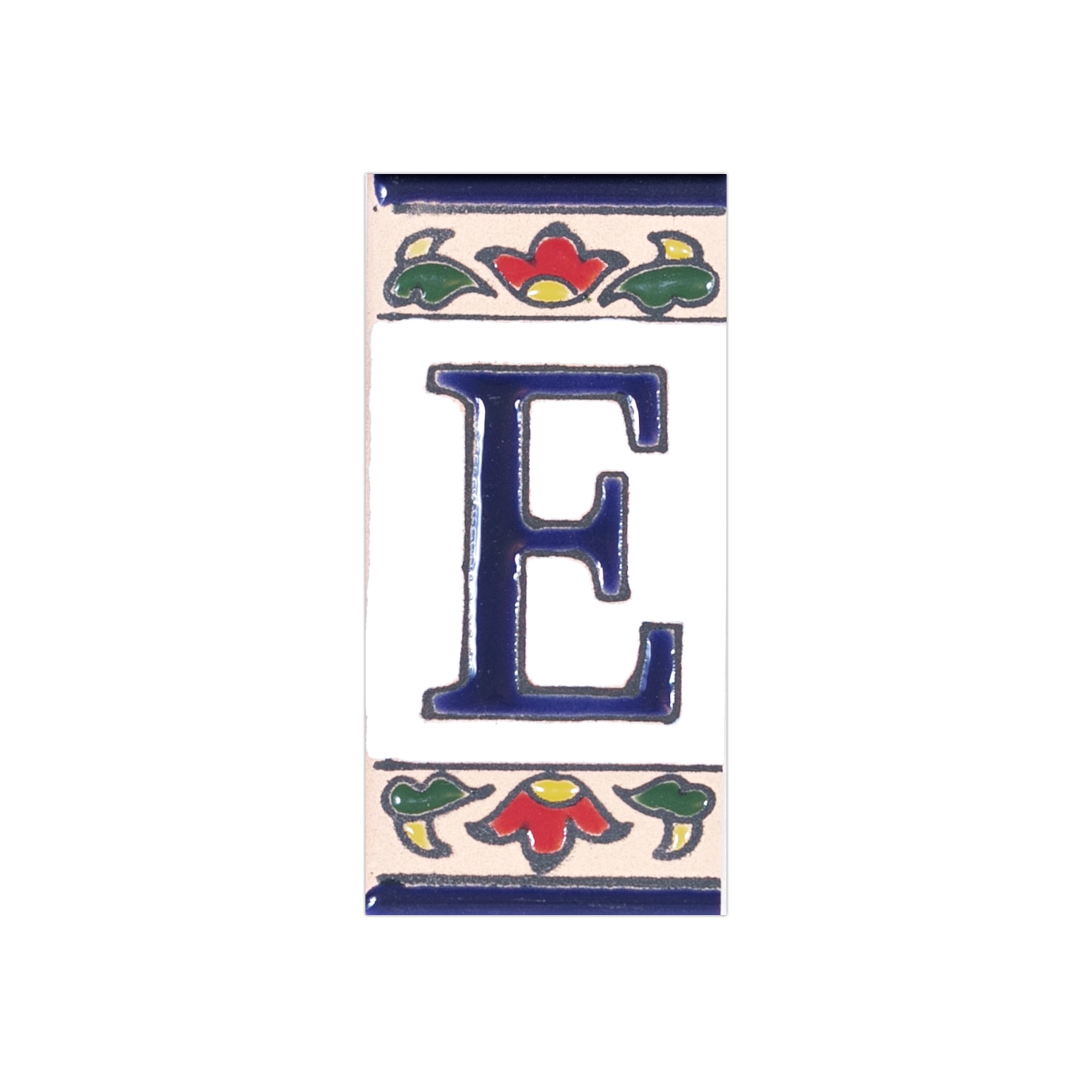 Litera E, Andalucia, Ceramica, Multicolor, 7.5x3.5 cm - eMAG.ro