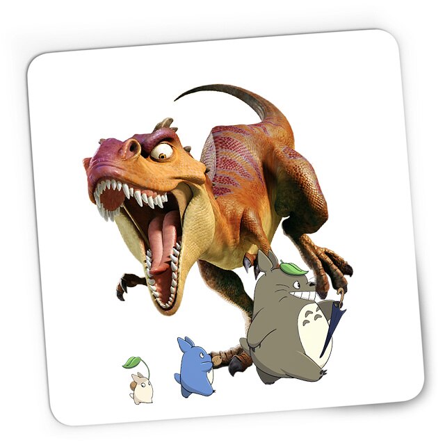 Gaming Egérpad Ice Age Totoro Dinosaur T-Rex Ghibli Animation, 21x19 cm ...