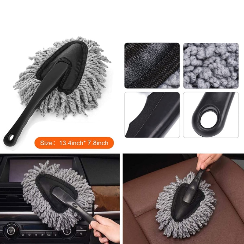 Perie de praf auto, GOGOU, 29 cm, Negru - eMAG.ro