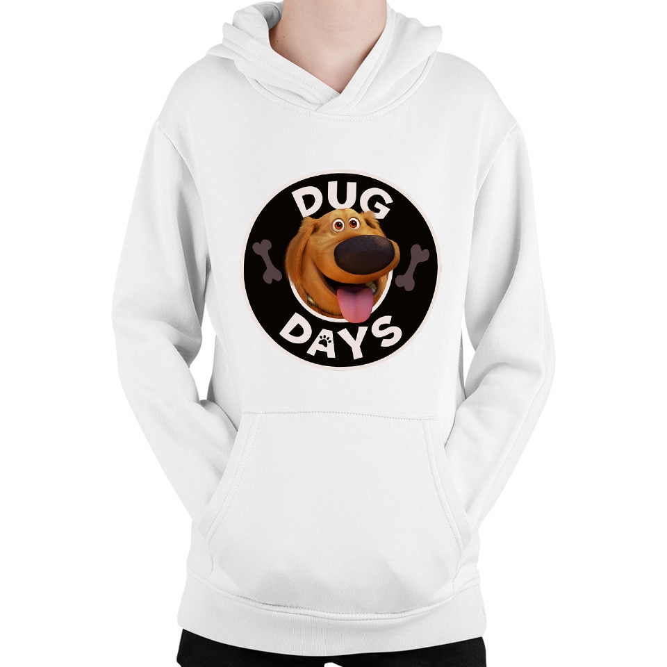 Hanorac copii Dug Days Dog Animated Movie Disney Pixar Kids, alb ...