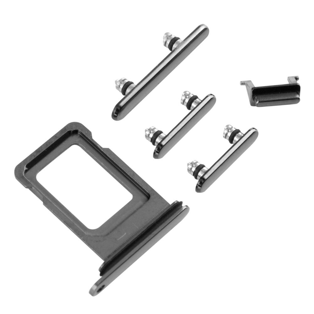 Ansamblu carcasa compatibil cu iPhone SE 2020, Black - eMAG.ro