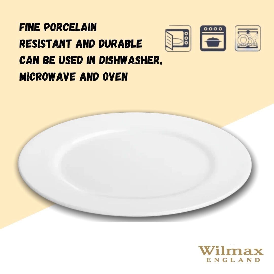 Чинии WILMAX ENGLAND, Порцелан, 23 см, Бял, Комплект 2 - eMAG.bg