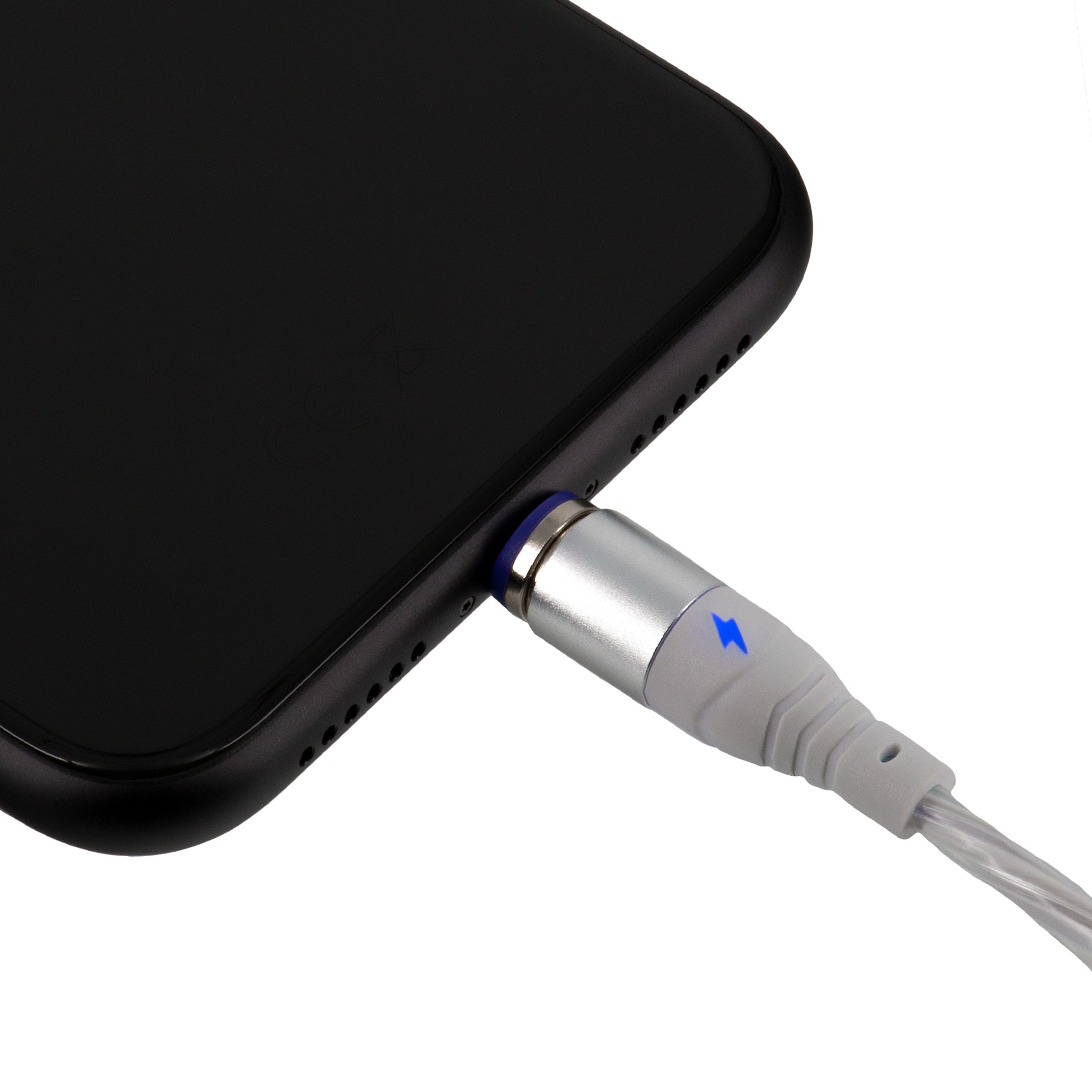 Cablu de Incarcare Magnetic Fastcharge 3in1 Led Flow, Fenrys, Metallic ...