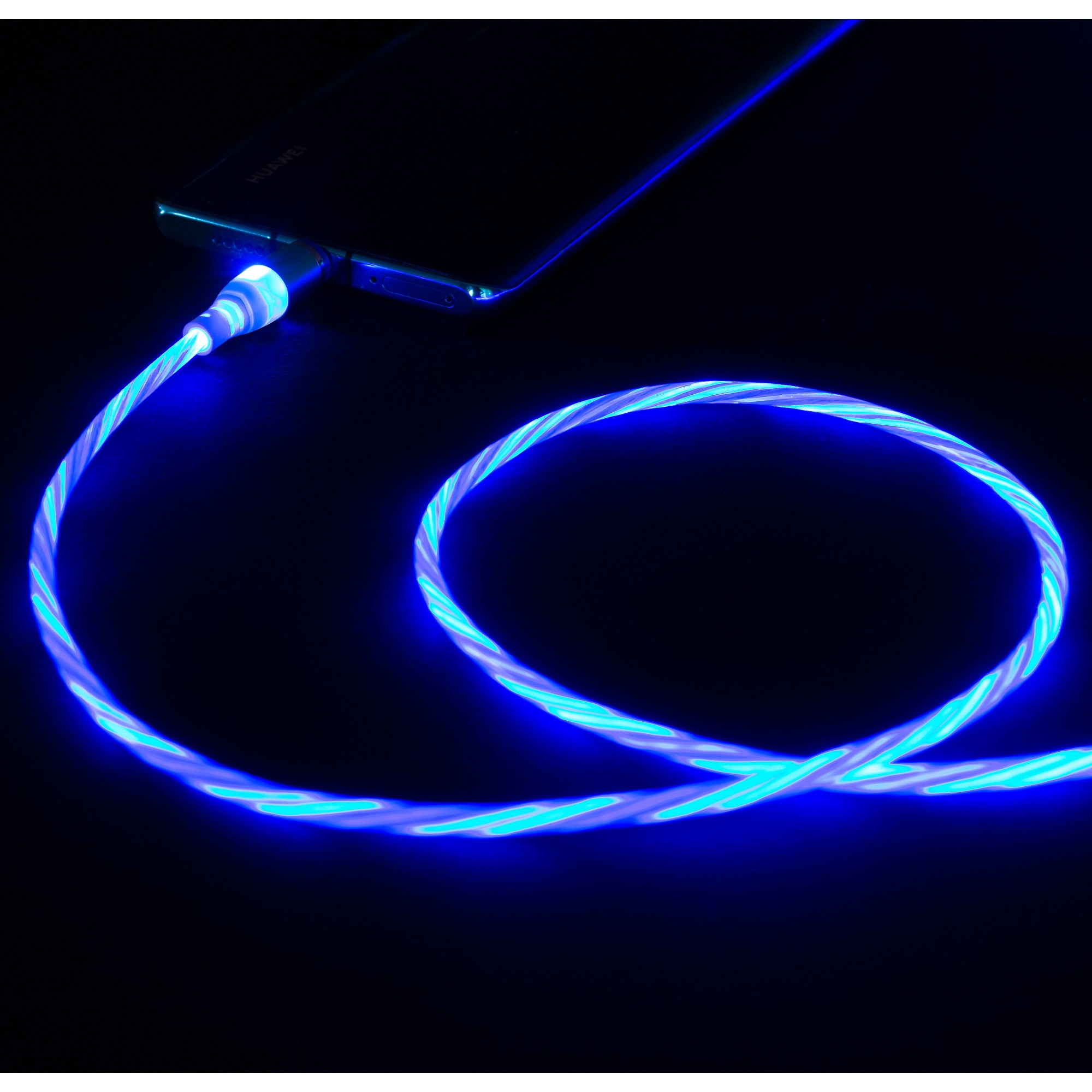 Cablu de Incarcare Magnetic Fastcharge 3in1 Led Flow, Fenrys, Metallic ...