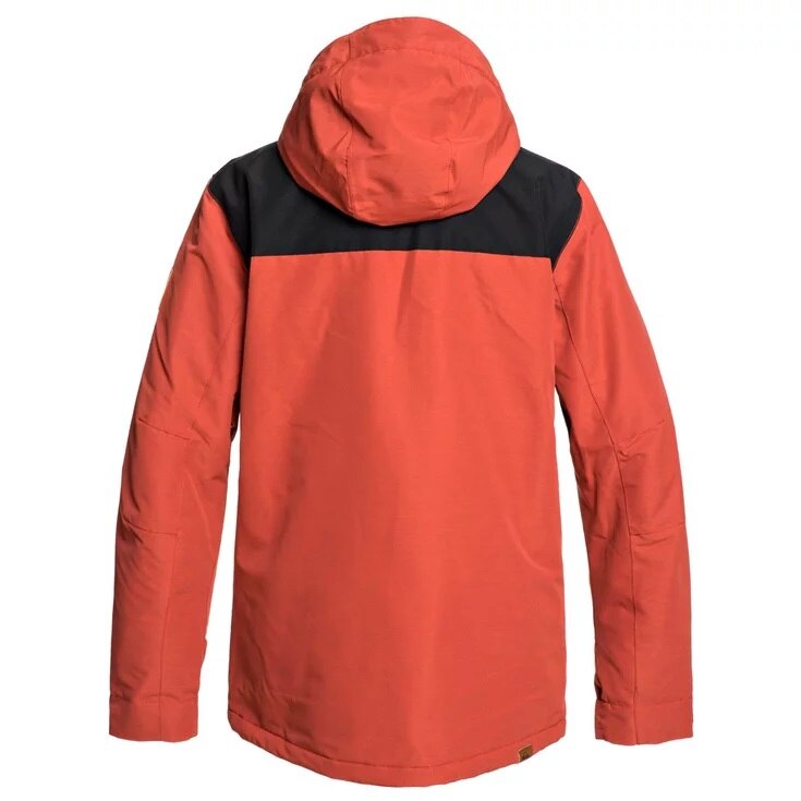 Geaca snowboard Quicksilver Raft Barn rosu, negru, marimea M - eMAG.ro