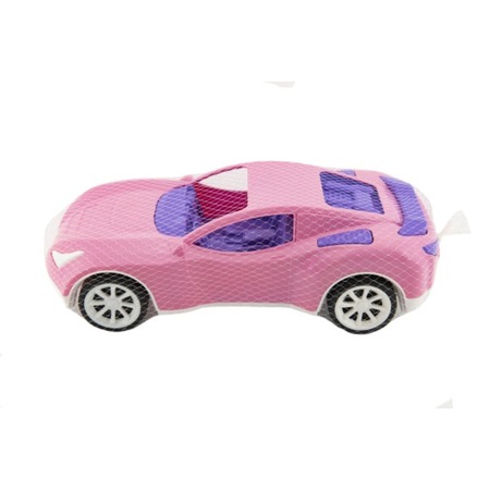 Masina sport, Teddies, + 3 ani, 36 x 12 x 16 cm, Roz/Mov - eMAG.ro