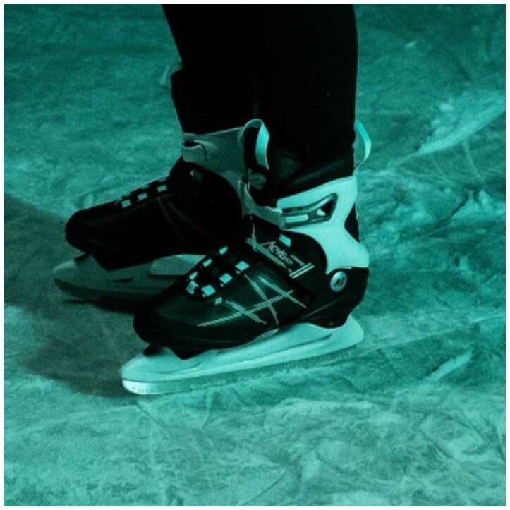 Patine gheata K2 ALEXIS ICE, pentru femei, marime 36.5, gri/verde - eMAG.ro