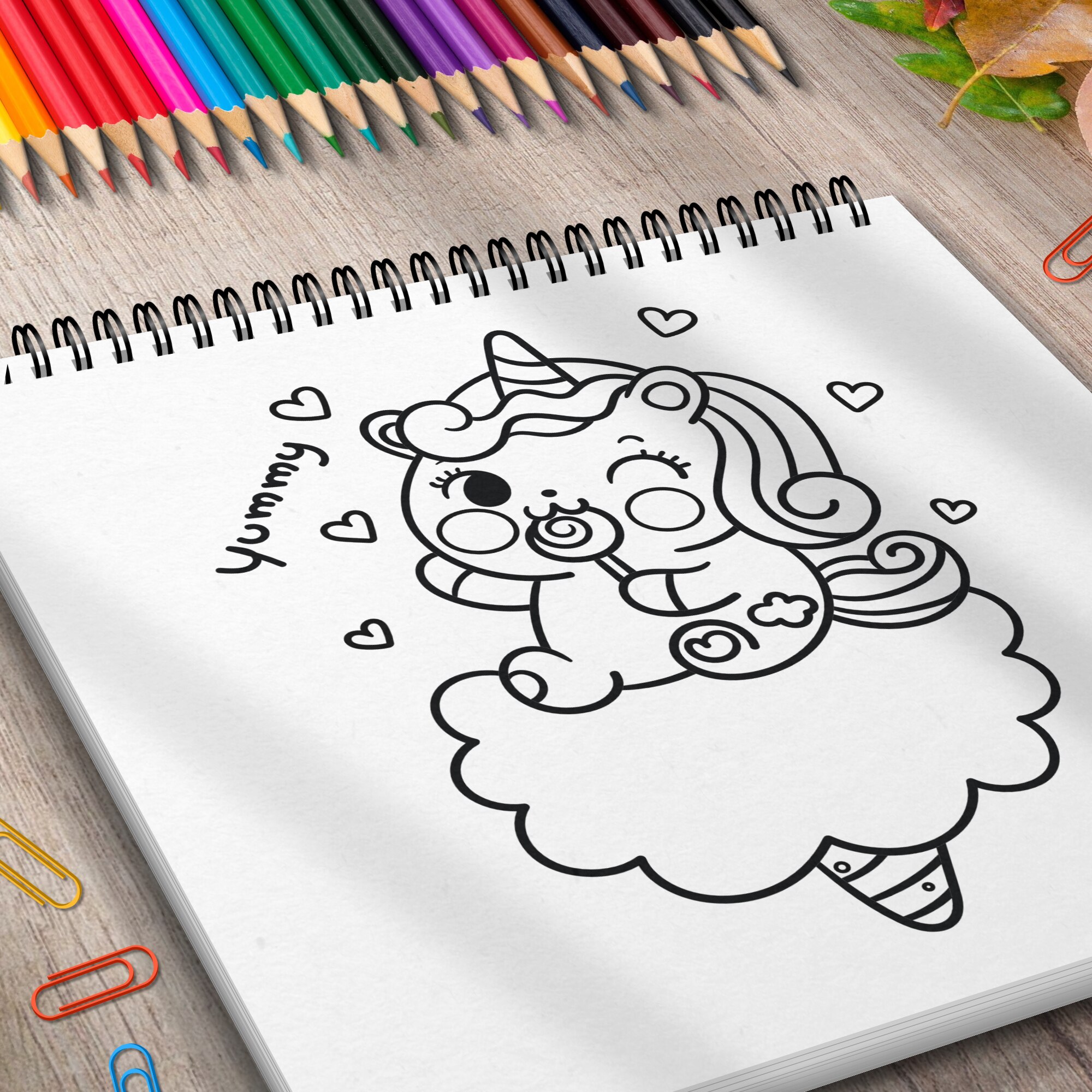 Carte de colorat pentru copii, Mini Unicorni, 2022, 52 pagini - eMAG.ro