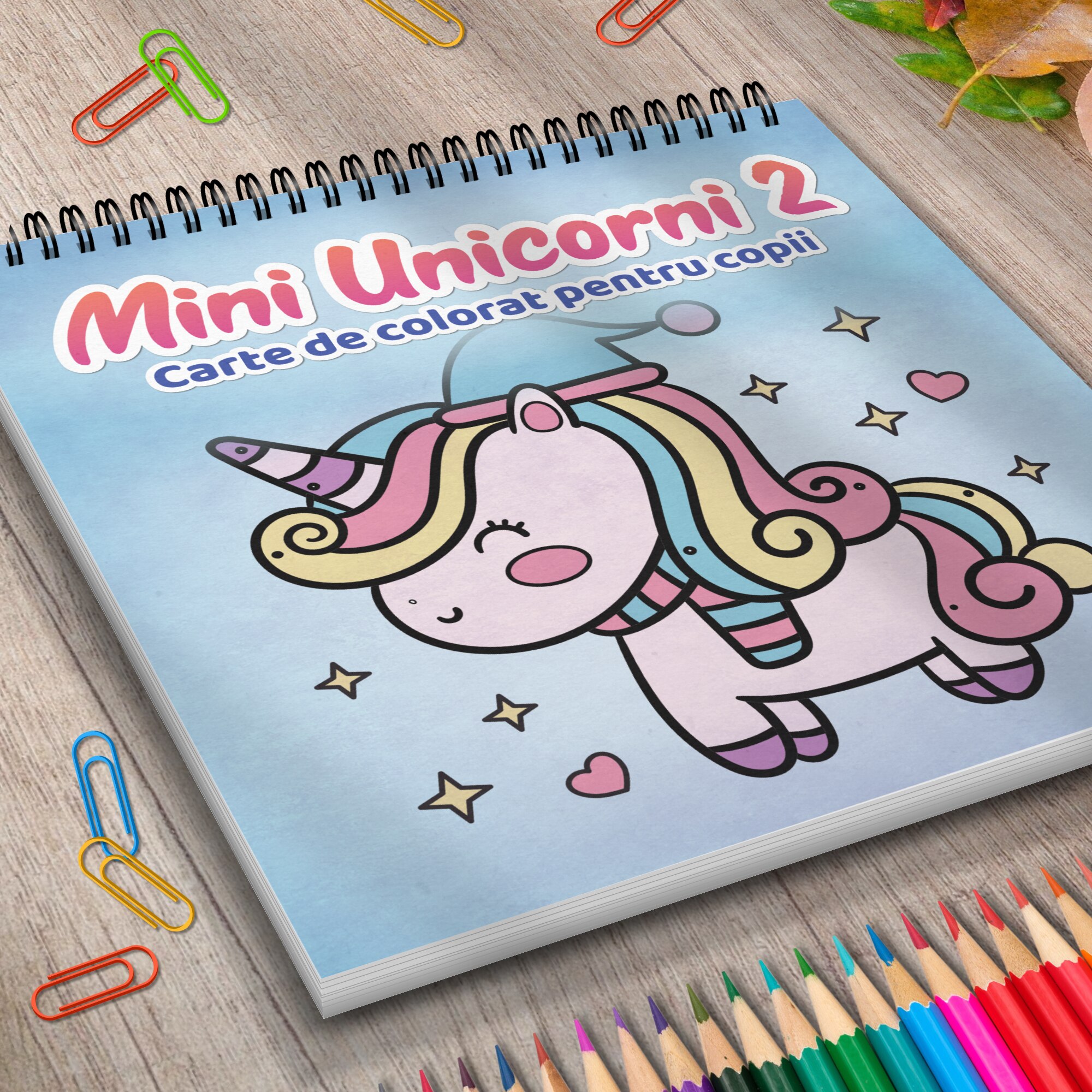 Carte de colorat pentru copii, Mini Unicorni 2, 2022, 52 pagini - eMAG.ro