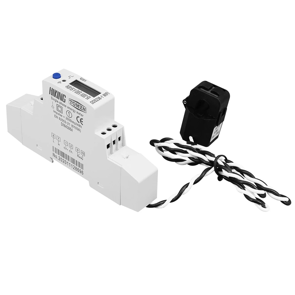 TOMZN DDS238-1WIFI egyfázisú intelligens automata biztosíték, Wi-Fi ...