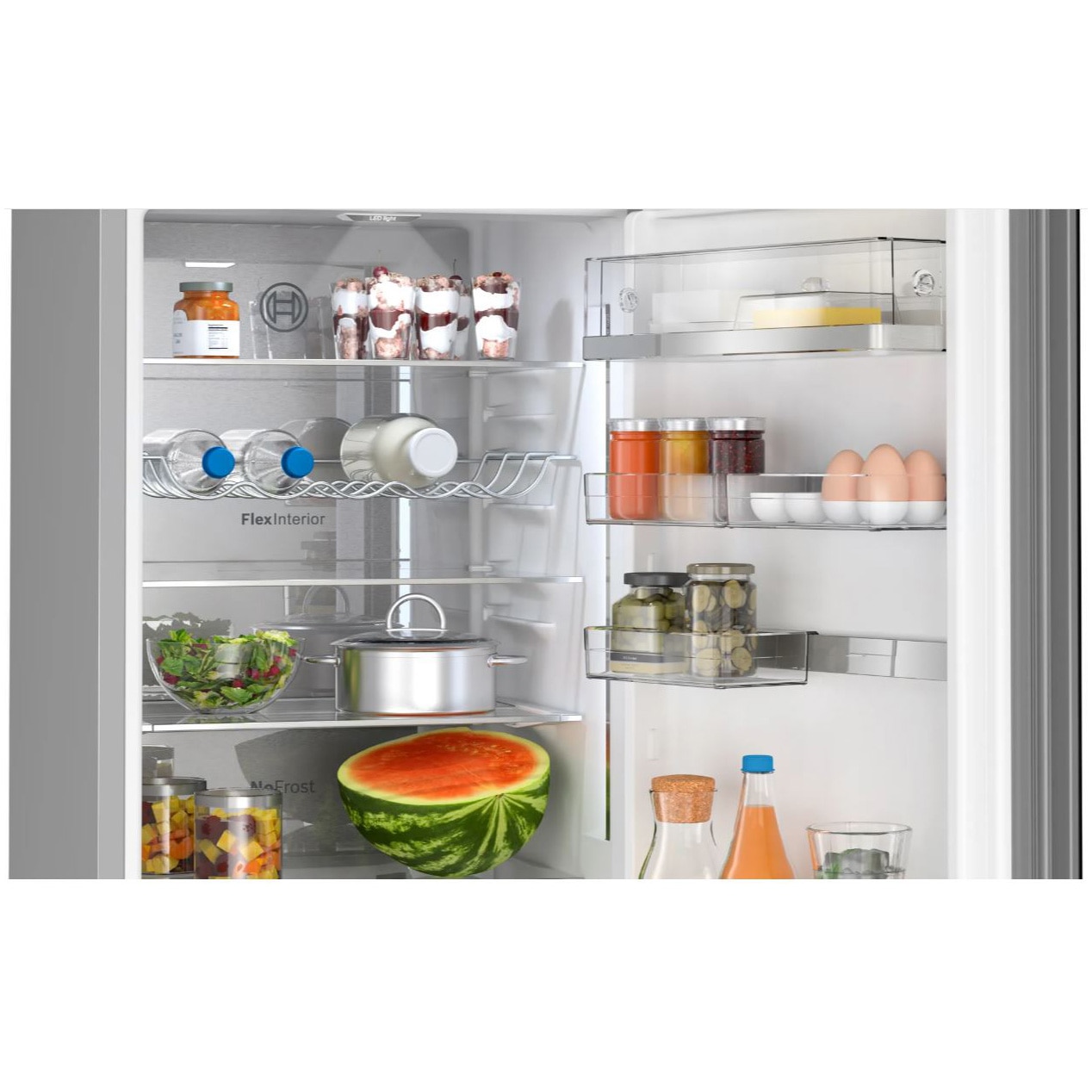 Bosch KGN39LBCF Szabadonálló hűtőszekrény, 363 l, NoFrost, PerfectFit ...