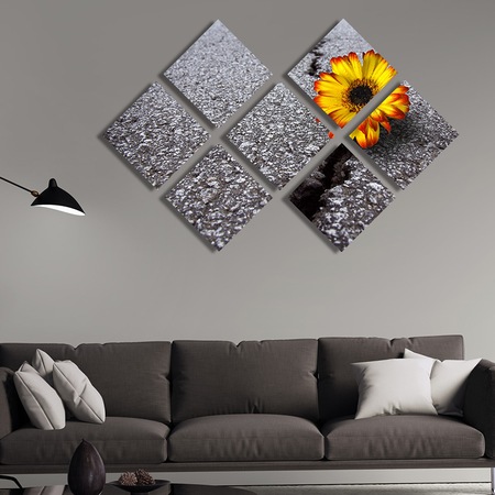 Декорация за стена ARTECO design Силата на Живота, 7 части, Канава 100% ...