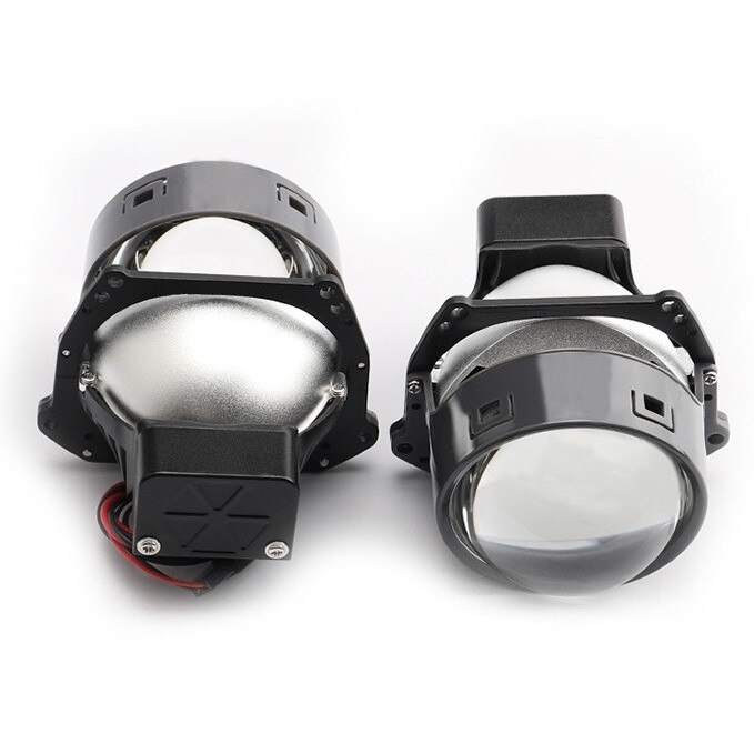 Set 2 Lupe Bi Led Auto 3" putere 43W luminozitate 9000 Lumeni 5500k 12V ...