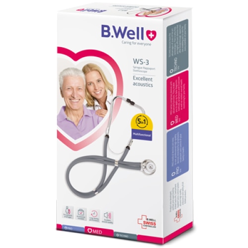 Stetoscop tip Sprague Rappaport, B.Well Swiss, WS - 3 - eMAG.ro