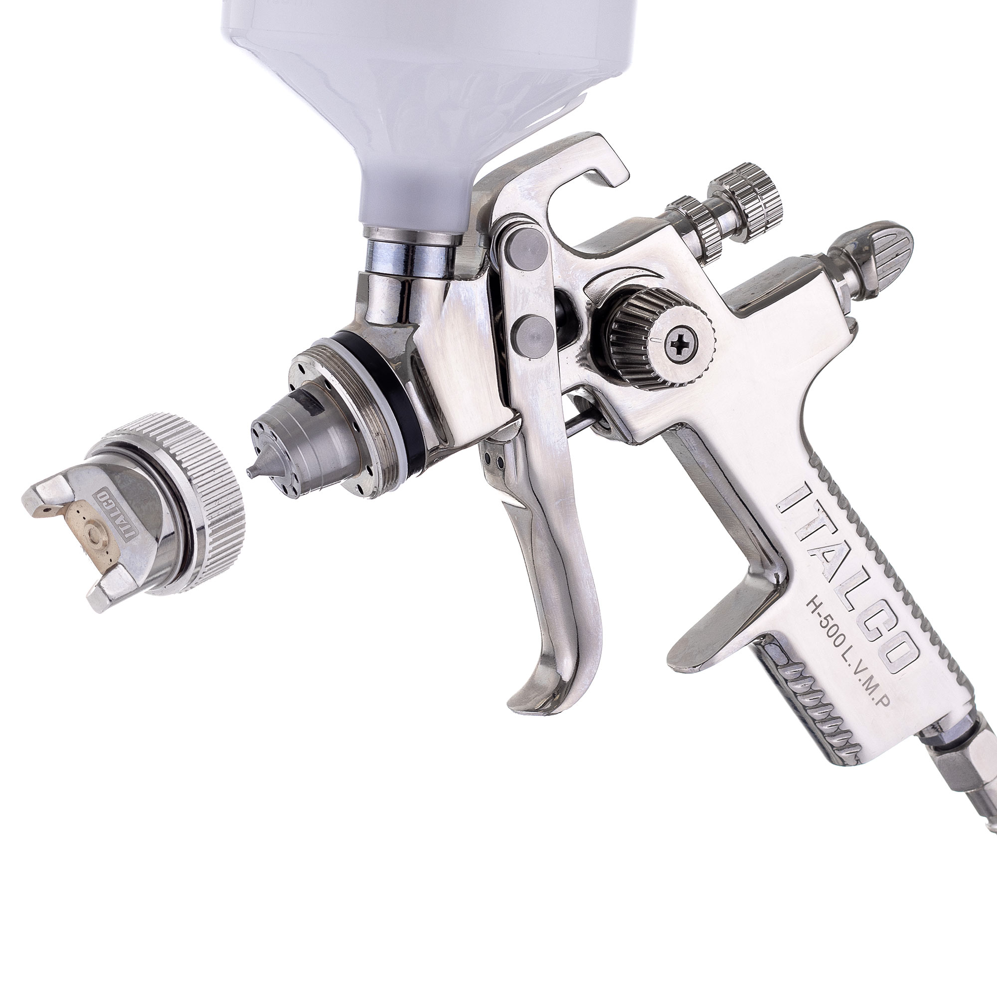 Pistol de vopsit ITALCO H-500 cu duza de 1.4 mm LVMP - eMAG.ro