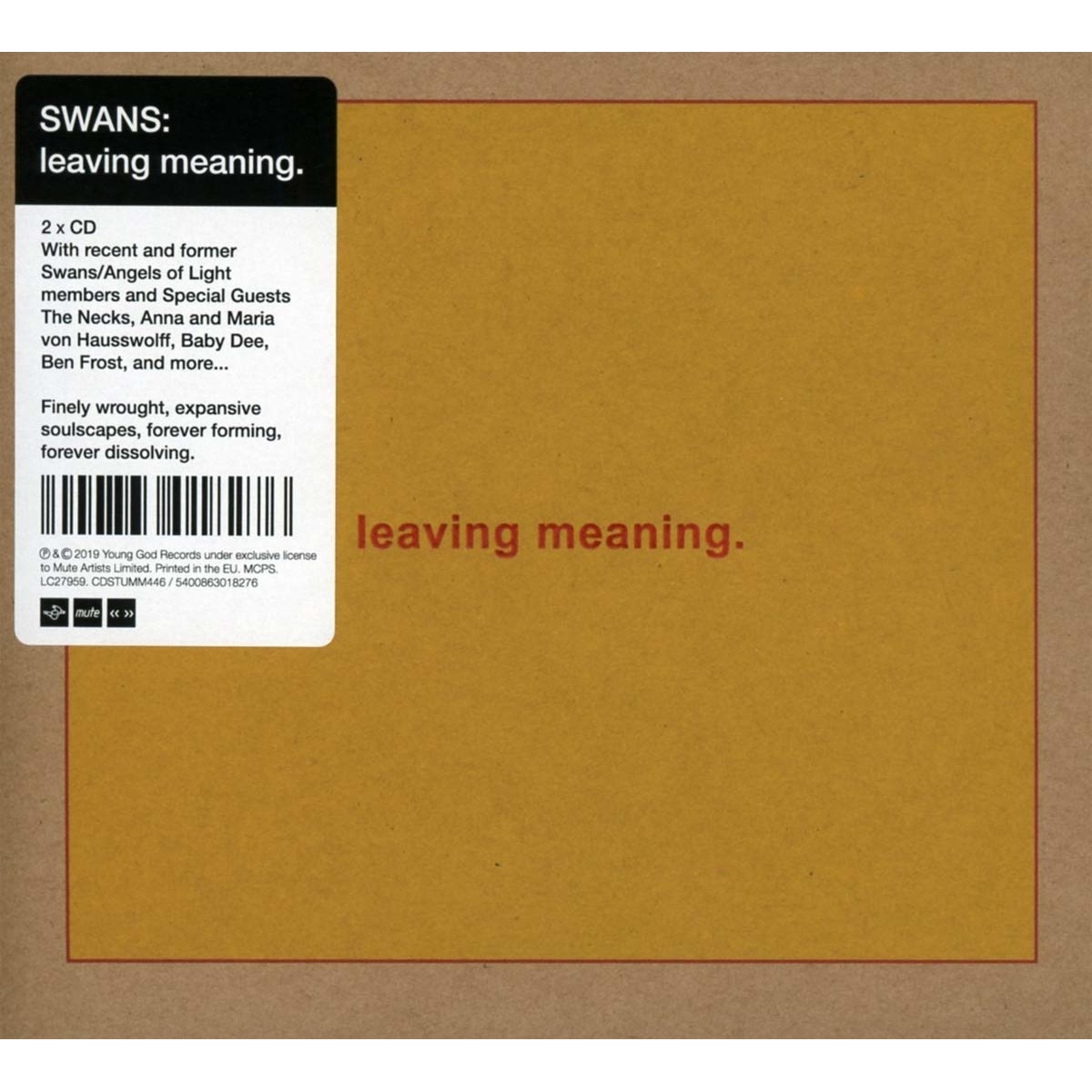 Swans - Leaving meaning - CD - eMAG.bg