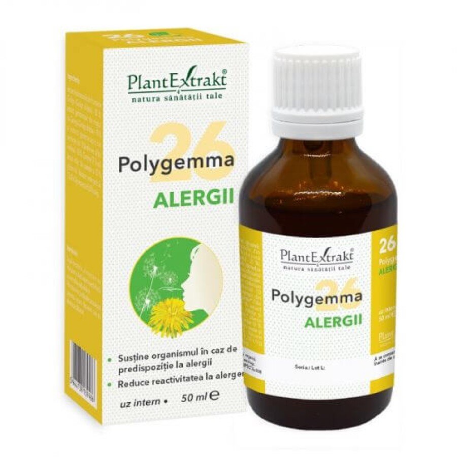 PlantExtrakt Polygemma Nr 26 Alergii Allergia elleni növényi kivonat ...