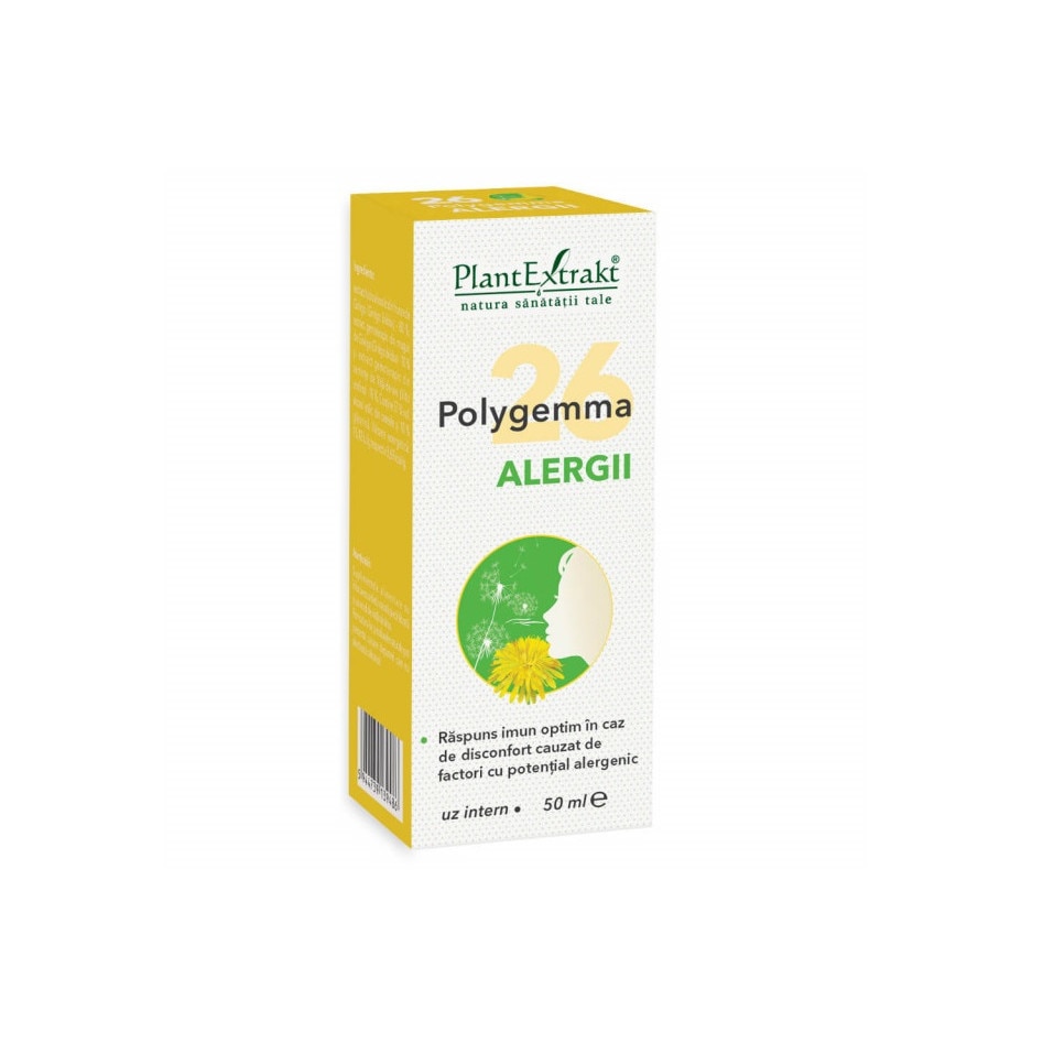 PlantExtrakt Polygemma Nr 26 Alergii Allergia elleni növényi kivonat ...