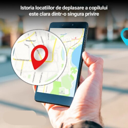 Ceas Smartwach GPS copii, eSimplu®, display touchsreen, Sim Card ...